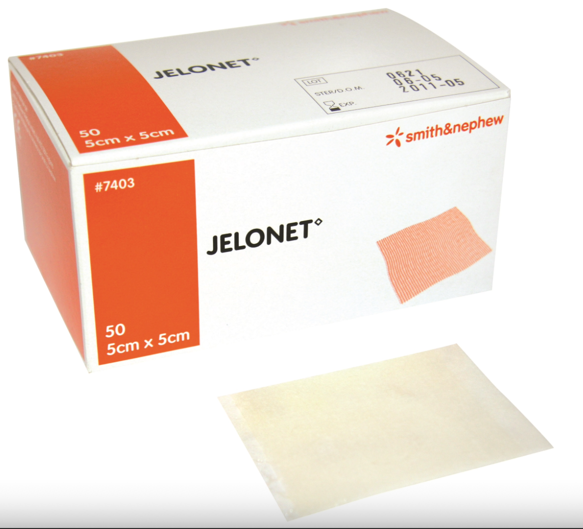 Jelonet Paraffin Gauze 5cm x 5cm (Pack of 50) – WS Medical (2004) Limited